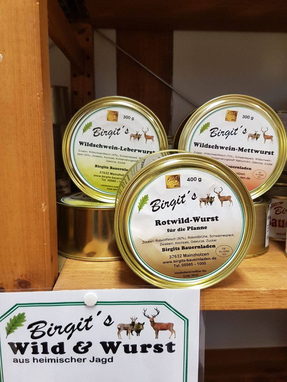 Unsere Wildwurst - Birgits Bauernladen